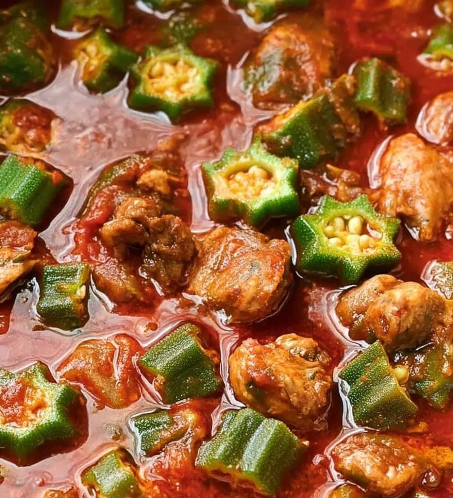 Hearty Okra Stew Recipe | Flavorful & Comforting - www.homemadevibes.com