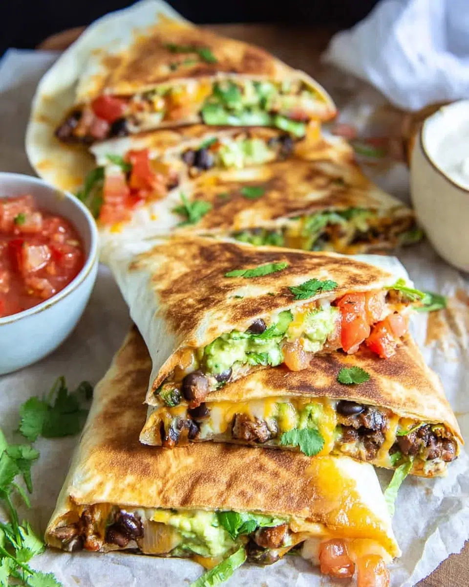 Black Bean Crunch Wrap Supreme How to Make in 5 Easy Steps - www ...